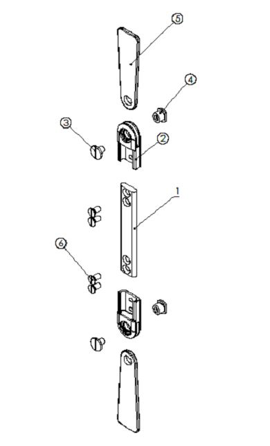 Adjustable Length Double Free Motion Hip Joint | توانمند سازان بهمن
